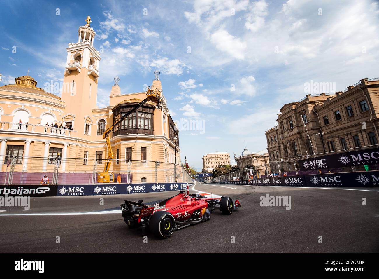 Baku, Azerbaijan. 30th Apr, 2023. Charles Leclerc (MON) Ferrari SF-23. 30.04.2023. Formula 1 ...