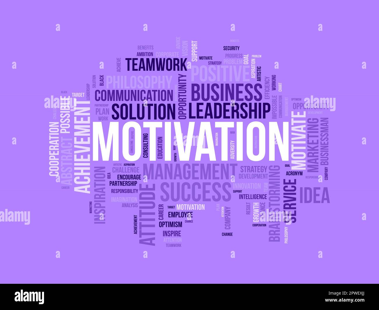 Word cloud background concept for Motivation. Positive inspirational ...