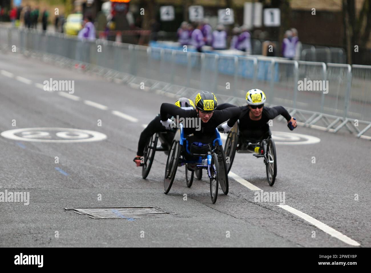 London, UK. 23rd Apr, 2023. Merle Menje, and Christie Dawes, TCS London ...