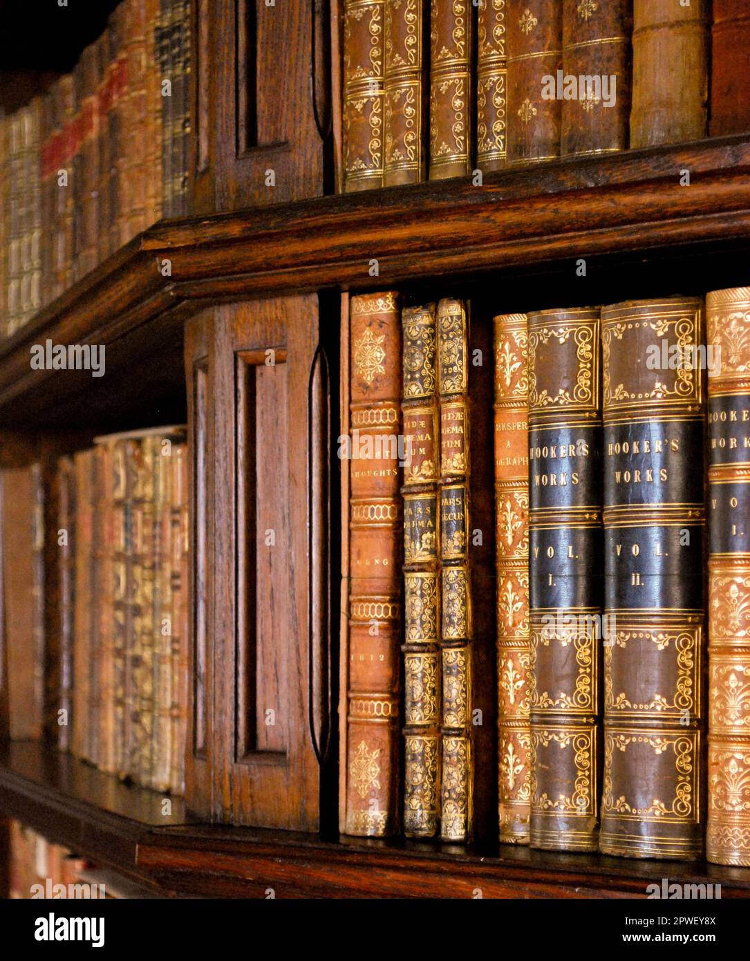 Leather bound books hi-res stock photography and images - Alamy