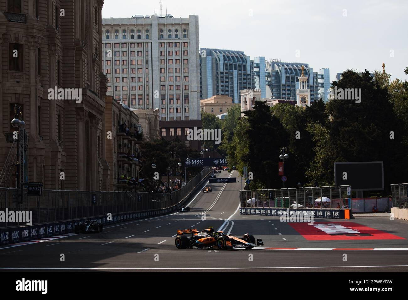 Baku, Azerbaijan. 30th Apr, 2023. Lando Norris (GBR) McLaren MCL60. 30.04.2023. Formula 1 World ...