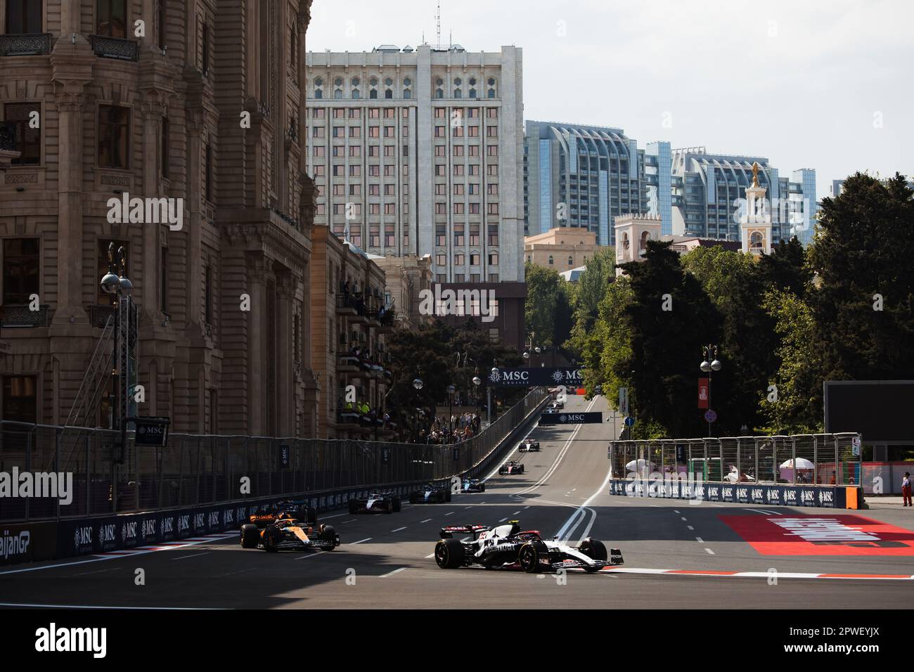 Baku, Azerbaijan. 30th Apr, 2023. Yuki Tsunoda (JPN) AlphaTauri AT04. 30.04.2023. Formula 1 ...