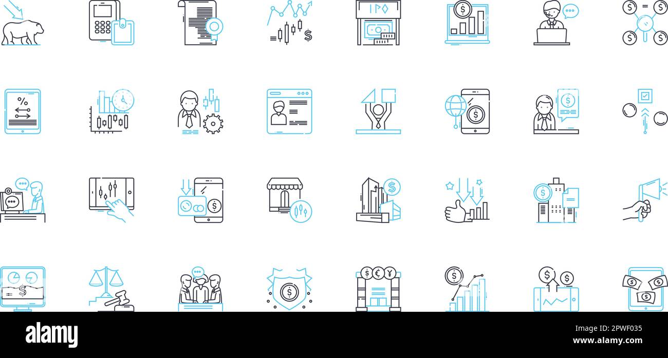 Cost Reduction Linear Icons Set Frugality Innovation Optimization Streamlining Efficiency