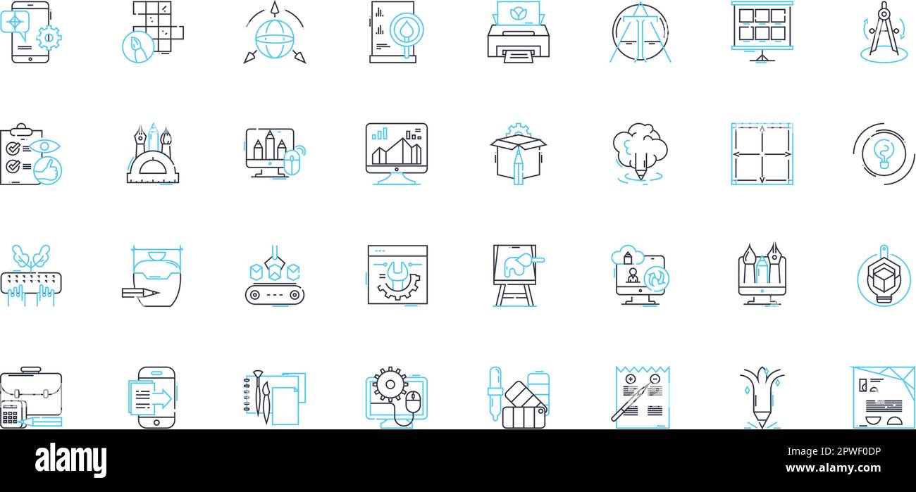 Main site linear icons set. Innovative, Dynamic, Engaging, User ... Main site linear icons set. Innovative, Dynamic, Engaging, User ...