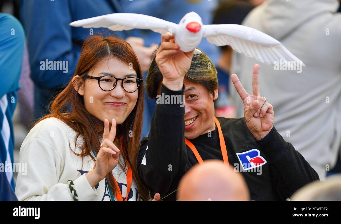 Football fans inflatables hi-res stock photography and images - Alamy