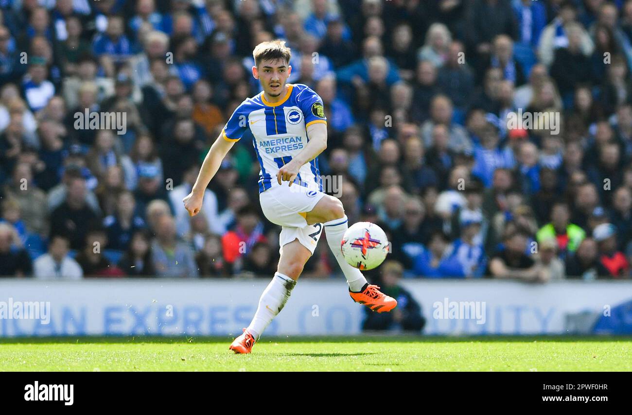 Billy Gilmour of Brighton during the Premier League match between ...