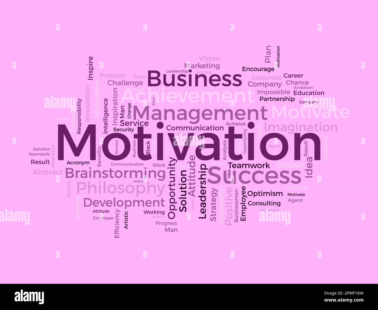 Word cloud background concept for Motivation. Positive inspirational ...
