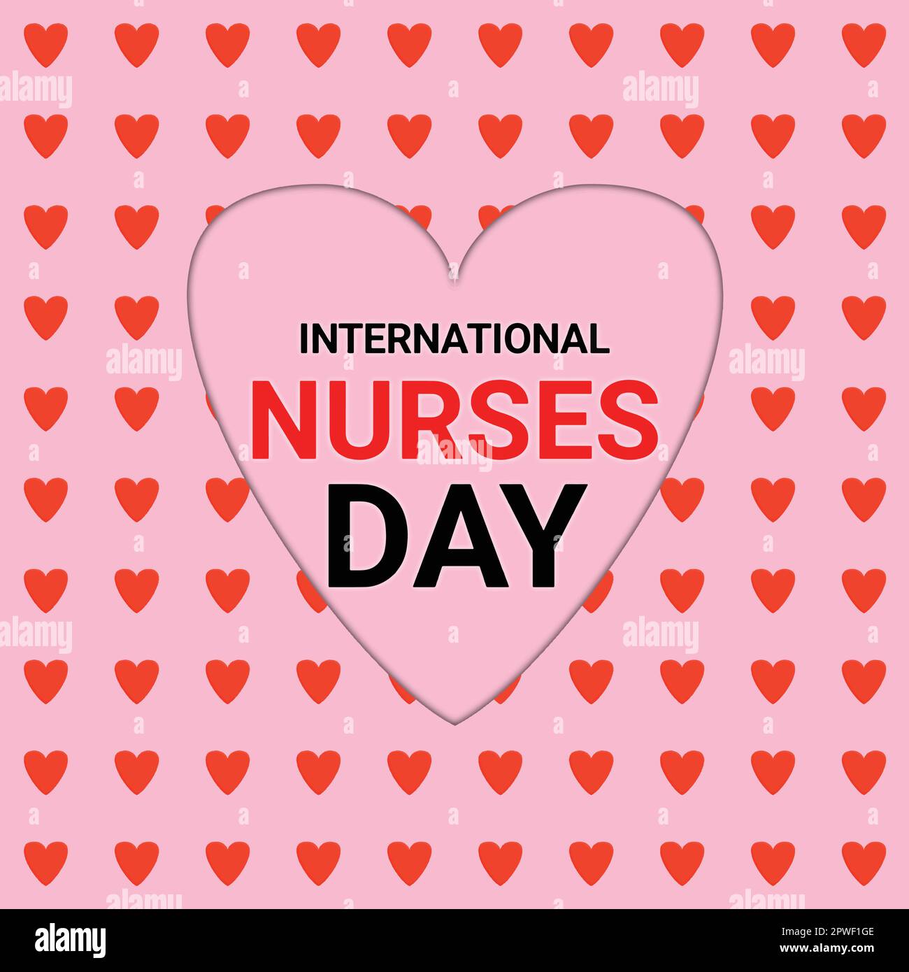 International Nurses Day. Vector illustration of a background with ...