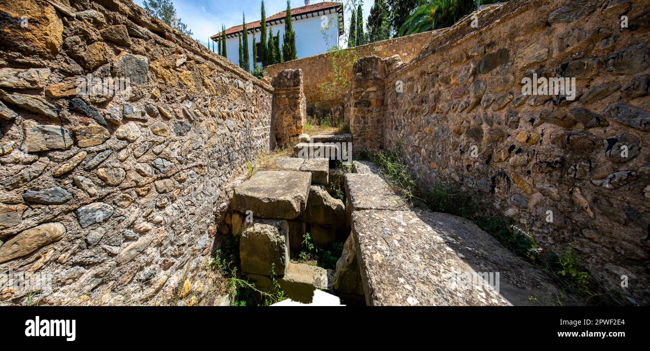 View of the crypt of the archaeological site of the Martyrium of La ...