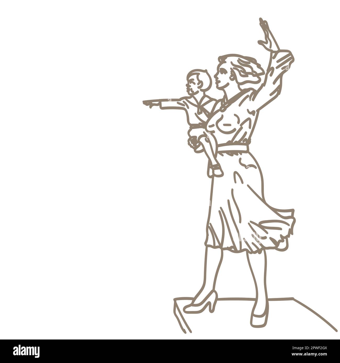 Town girl Cut Out Stock Images & Pictures - Alamy