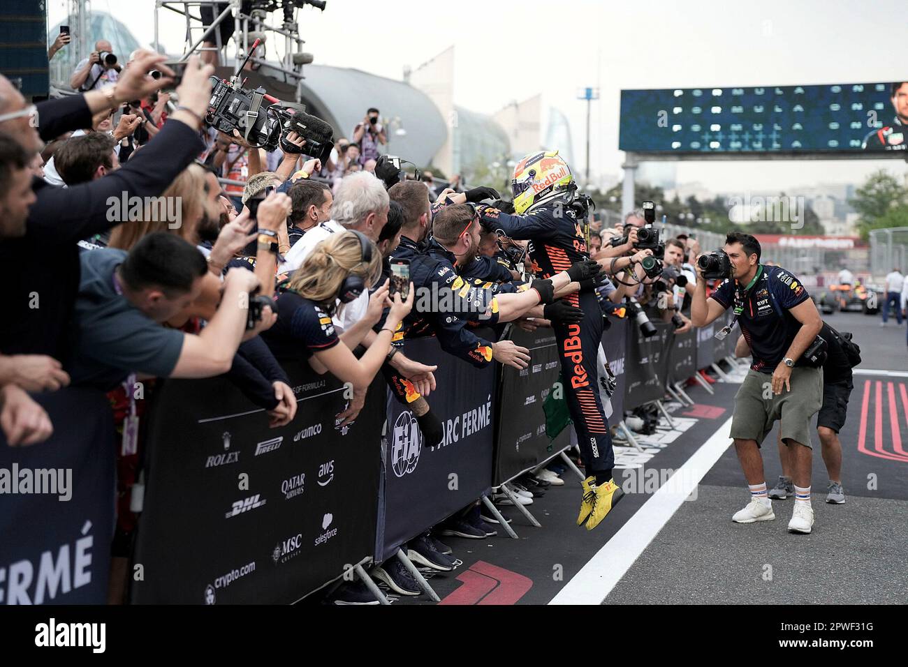 Baku, Azerbaijan . 30th Apr, 2023. April 30th, 2023, Baku City Circuit, Baku, FORMULA 1 ...