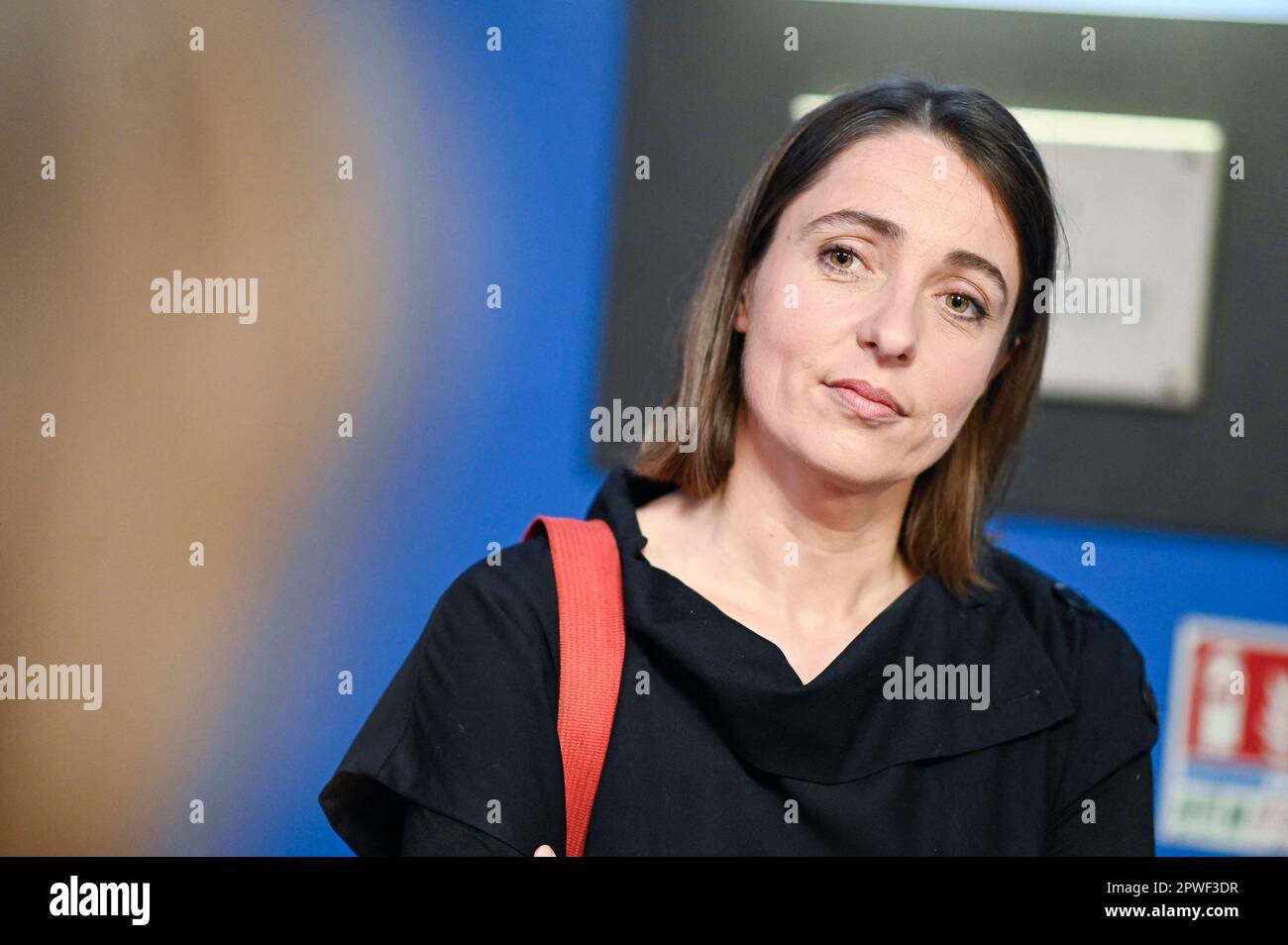 Paris, France. 30th Apr, 2023. Sophie Binet, the new national secretary ...