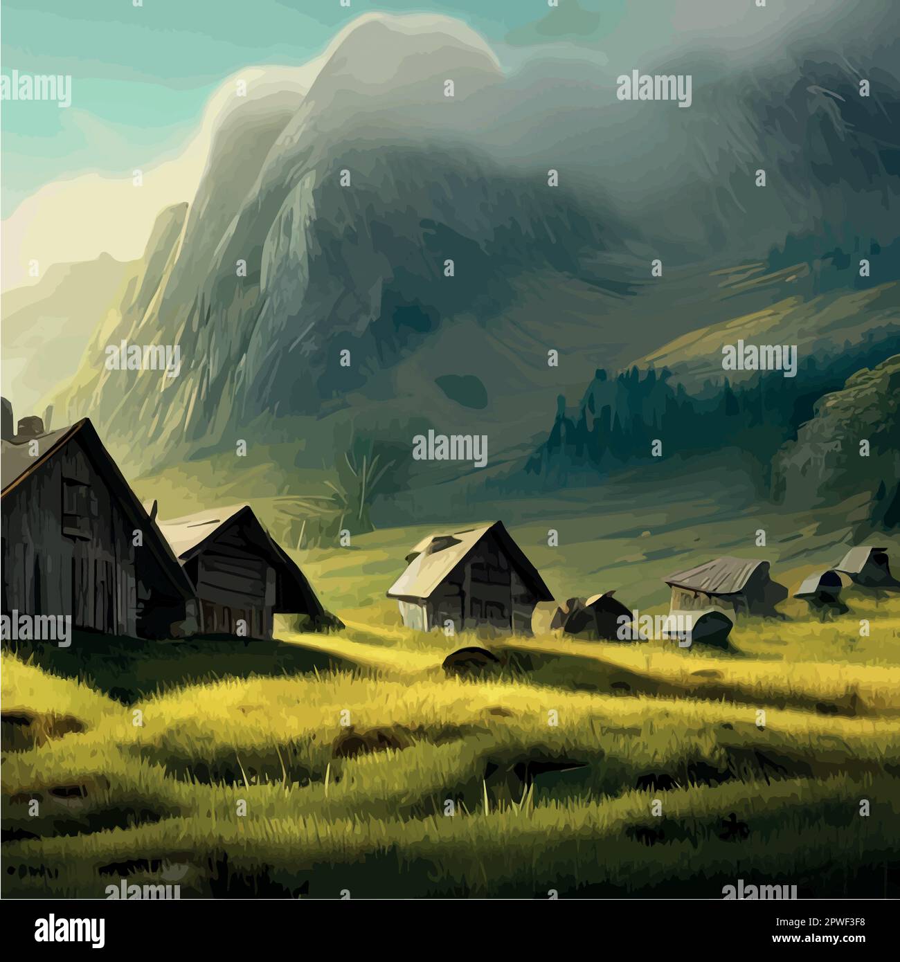 Hacienda Stock Vector Images - Alamy