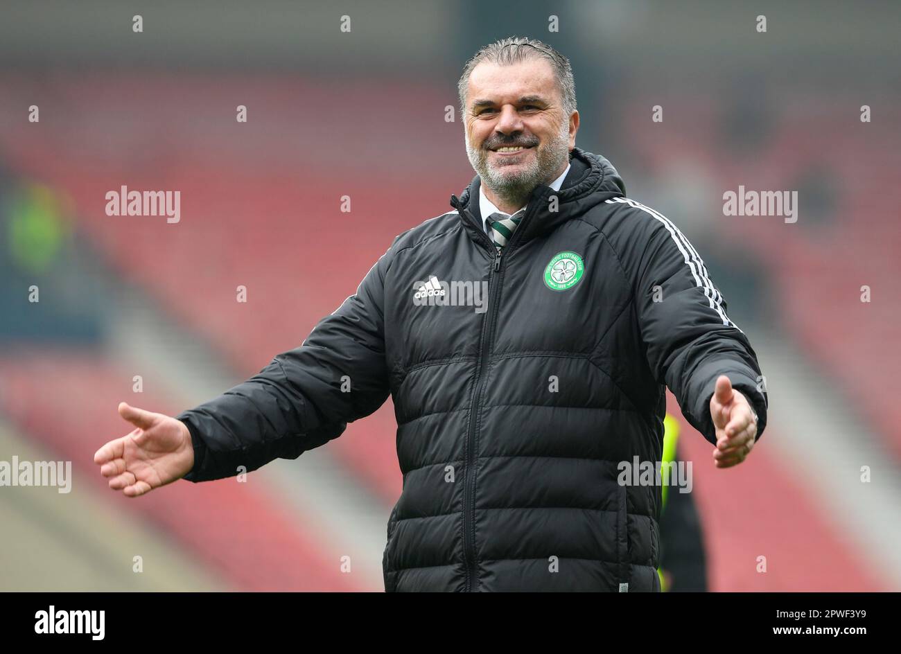 Glasgow, UK. 30th Apr, 2023. Celtic Manager Ange Postecoglou ...