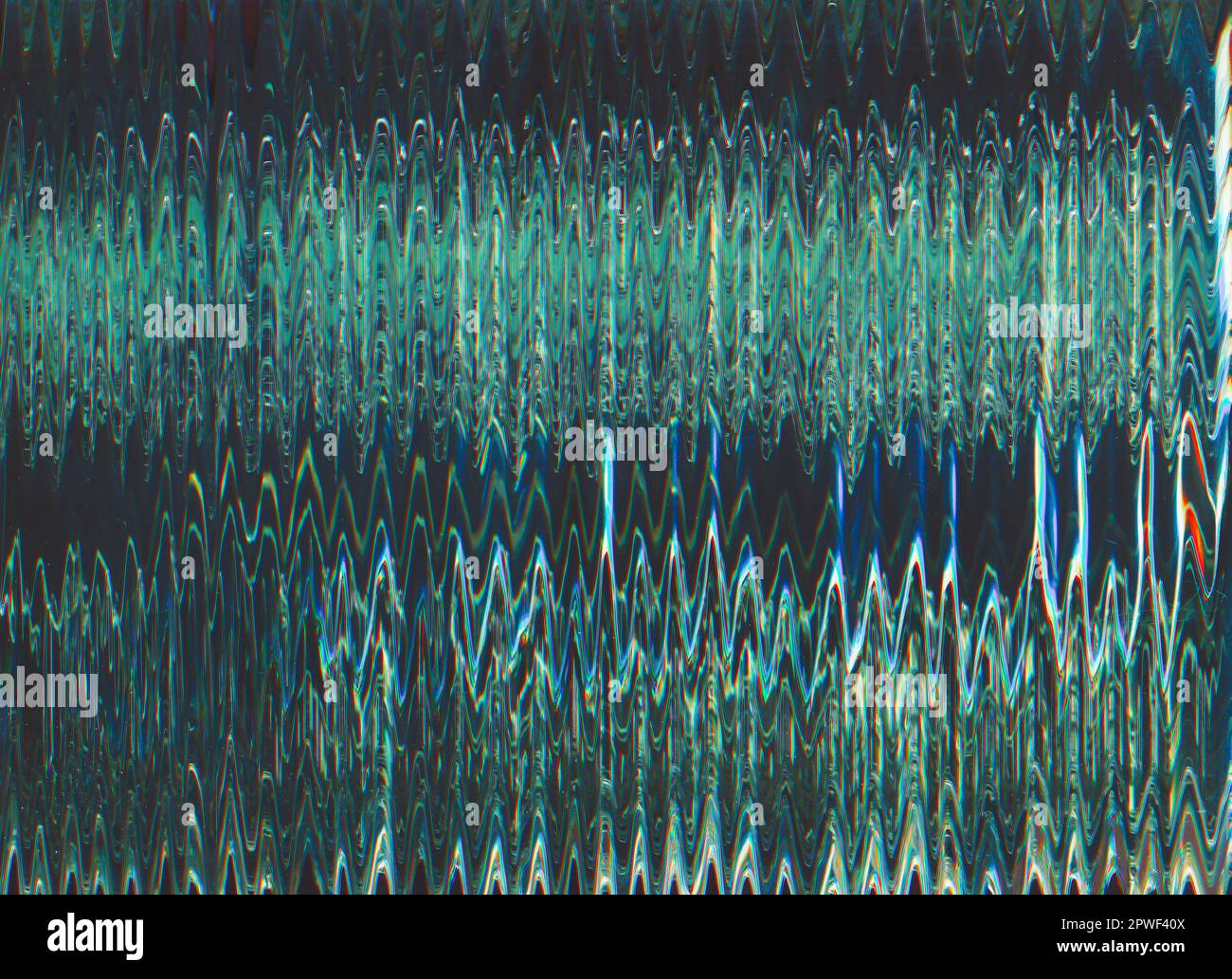 Glitch texture background. Distortion noise. Frequency error. Green ...