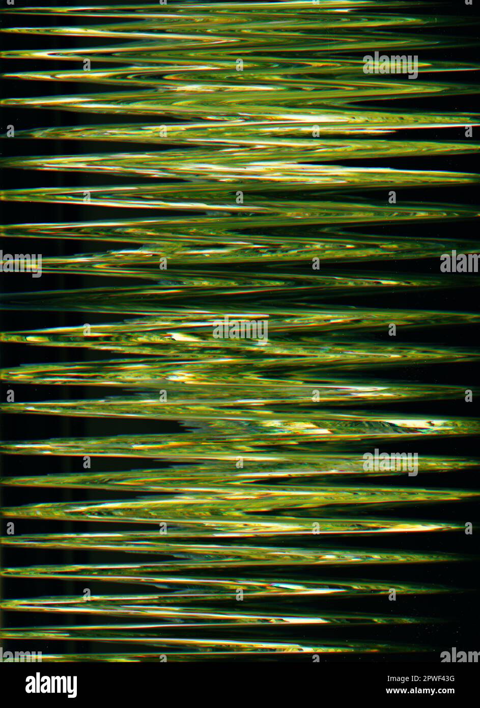 Glitch noise texture. Analog distortion. Frequency error. Green color ...