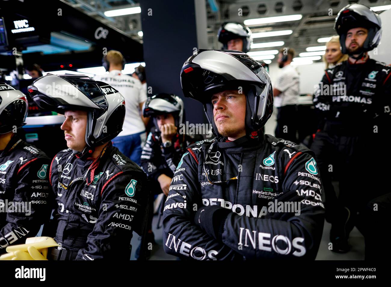 Baku, Azerbaijan. 30th Apr, 2023. Mercedes-AMG Petronas F1 Team, F1 ...