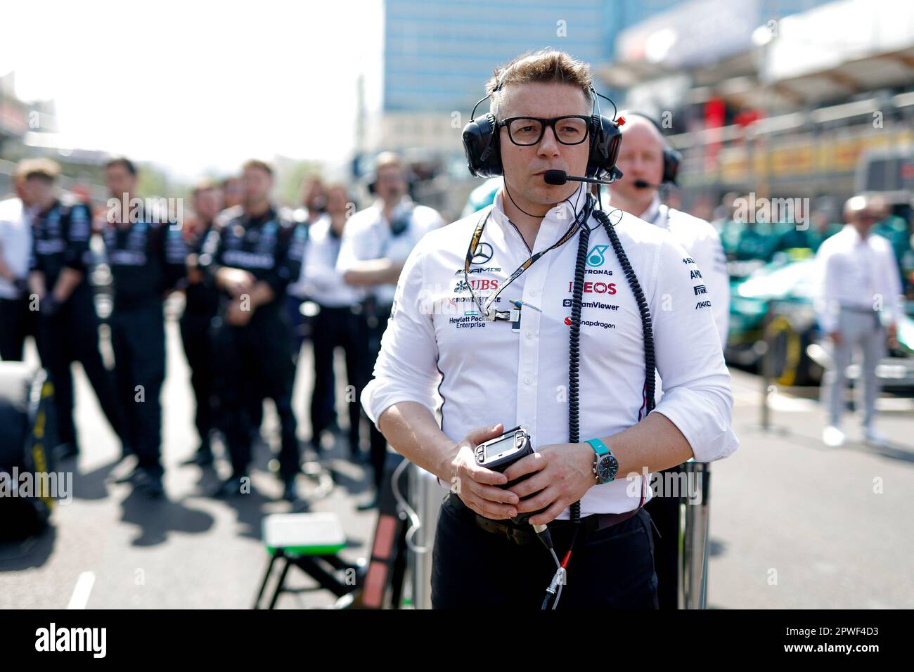 Baku, Azerbaijan. 30th Apr, 2023. Peter Bonnington (GBR, Mercedes-AMG ...