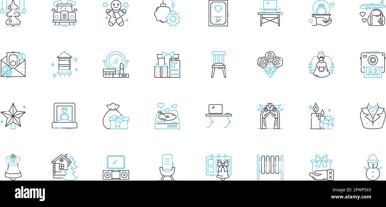 Space Planning Firm Linear Icons Set Design Architecture Layout Interiors Spatial