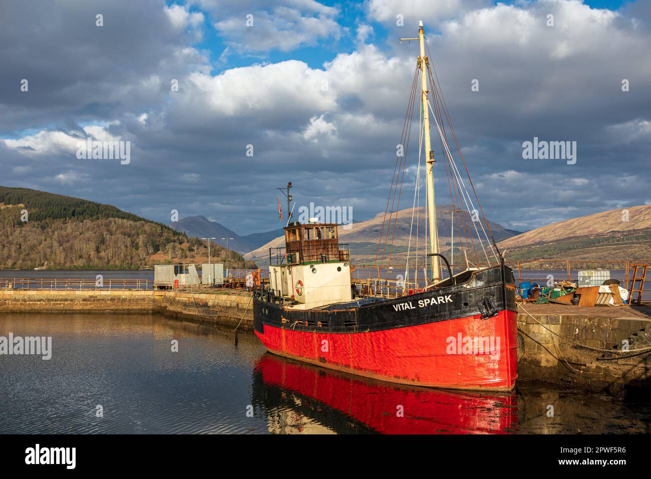 The Vital Spark, named after the fictional puffer that appeared in the ...