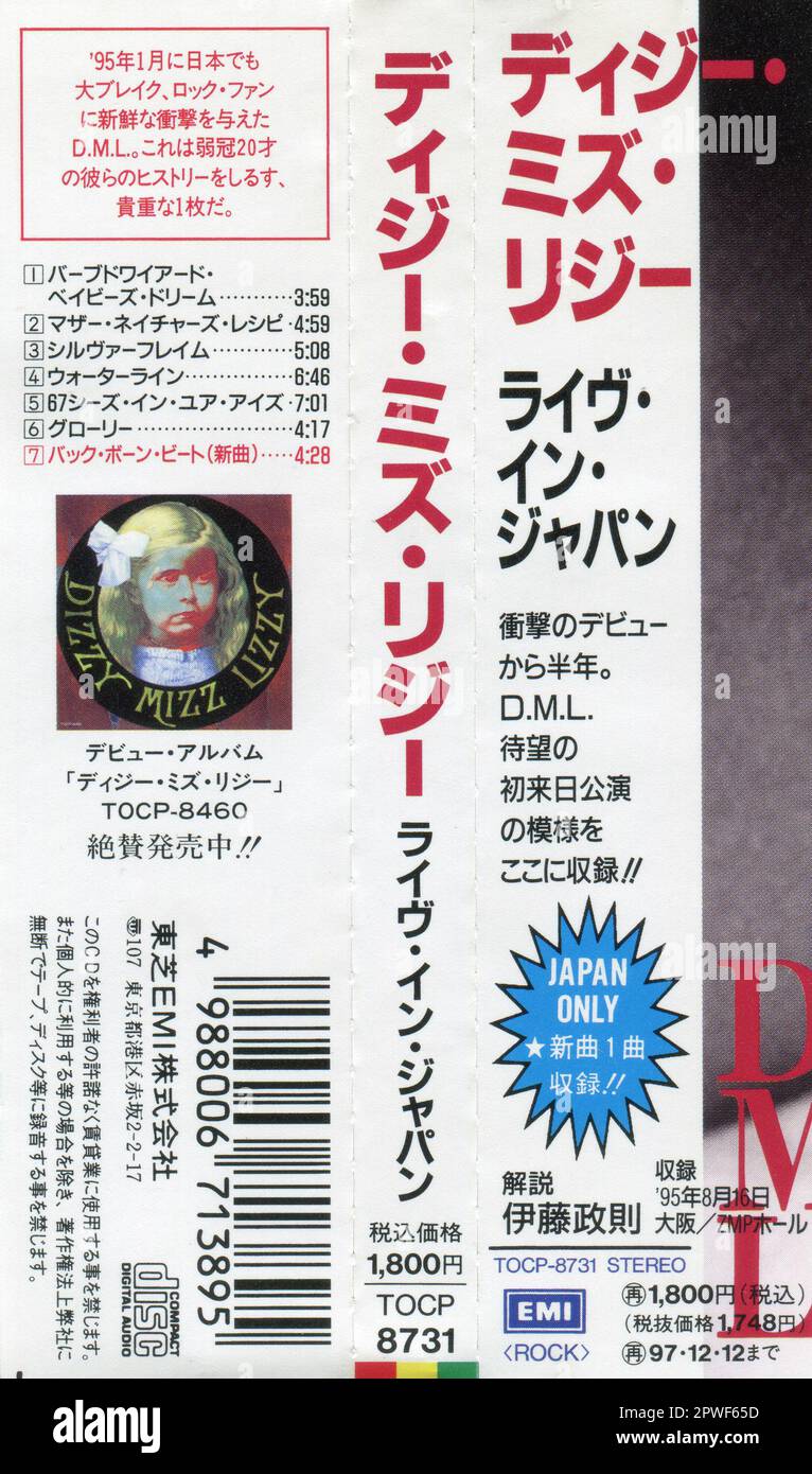 CD: Dizzy Mizz Lizzy ‎– One Guitar, One Bass And A Drummer That's ...