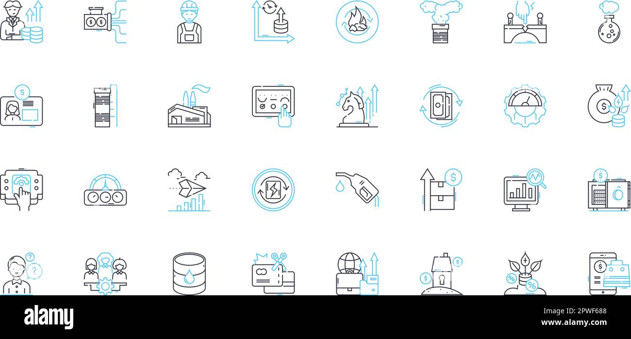 Politics linear icons set. Democracy, Government, Leadership ...