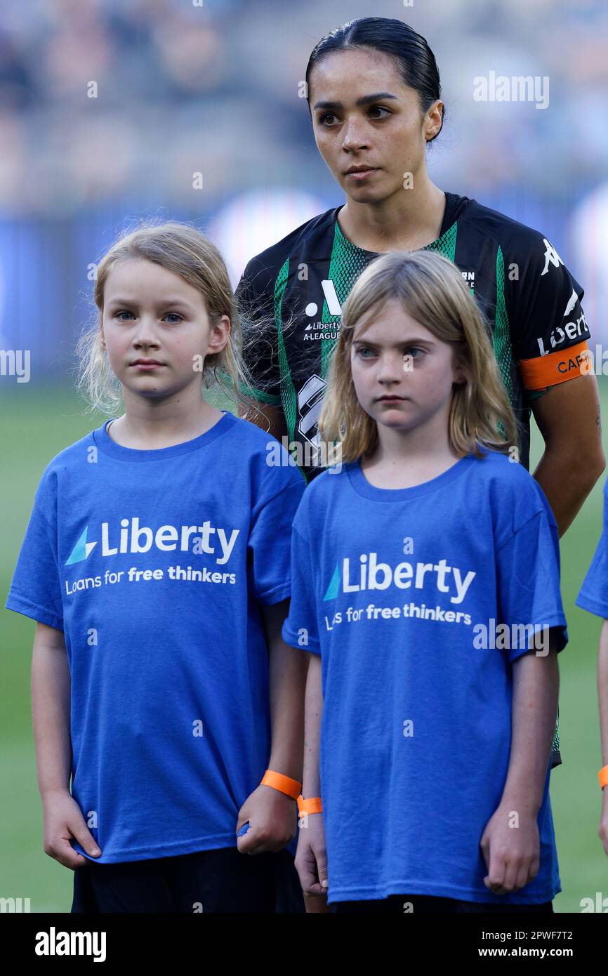 Sydney, Australia. 30th Apr, 2023. Jaclyn Sawicki of Western United ...