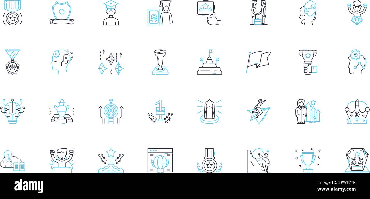 Design Phase Linear Icons Set Ideation Conceptualization