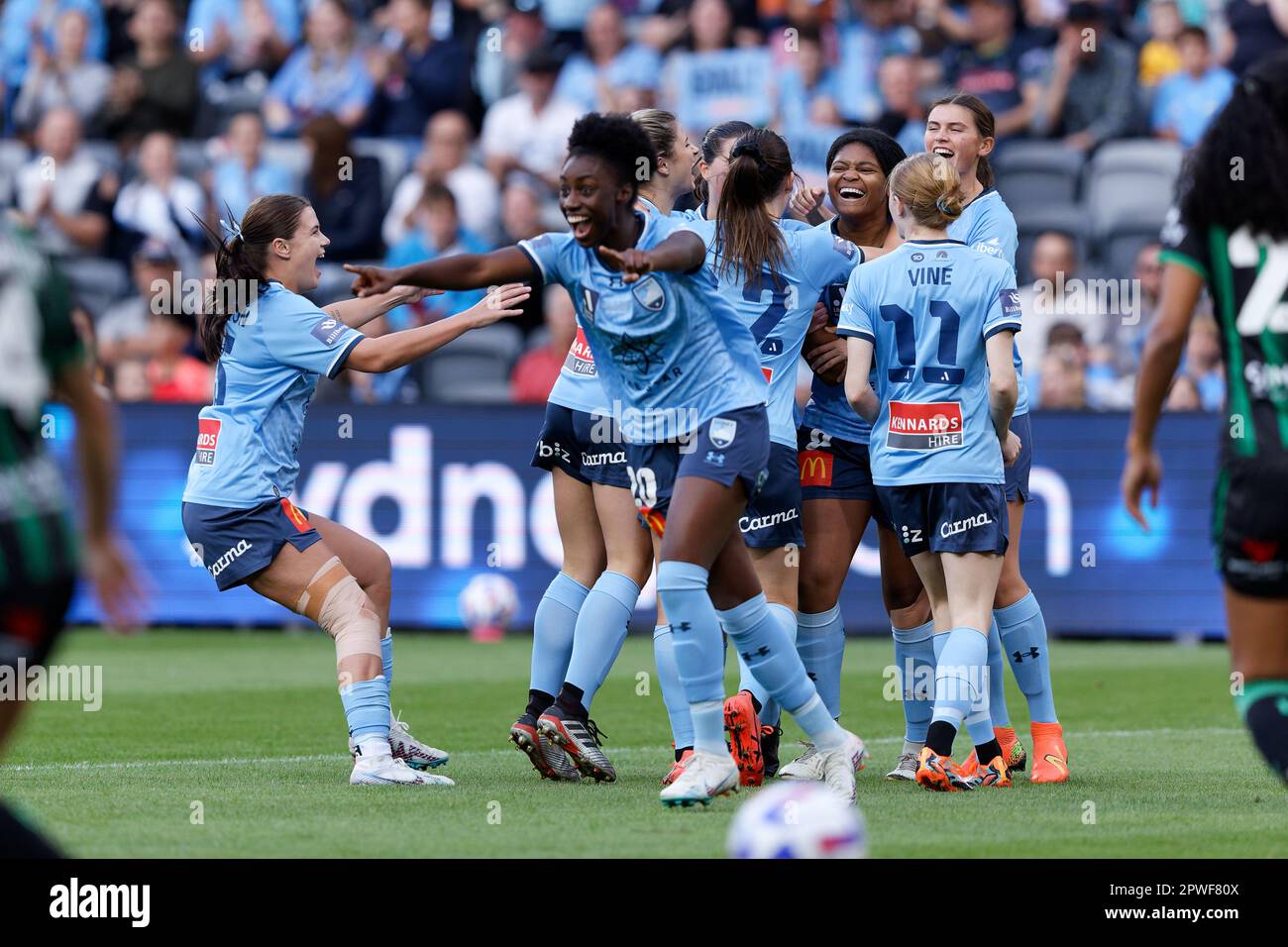 Sydney, Australia. 30th Apr, 2023. Princess Ibini-Isei of Sydney FC ...