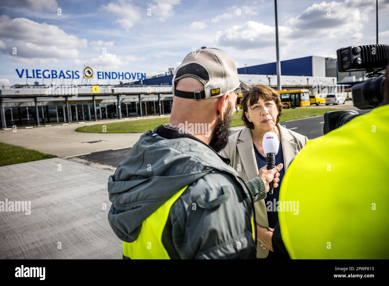 EINDHOVEN - Irma van Dueren, the Dutch ambassador to Sudan, speaks to the press after the ...