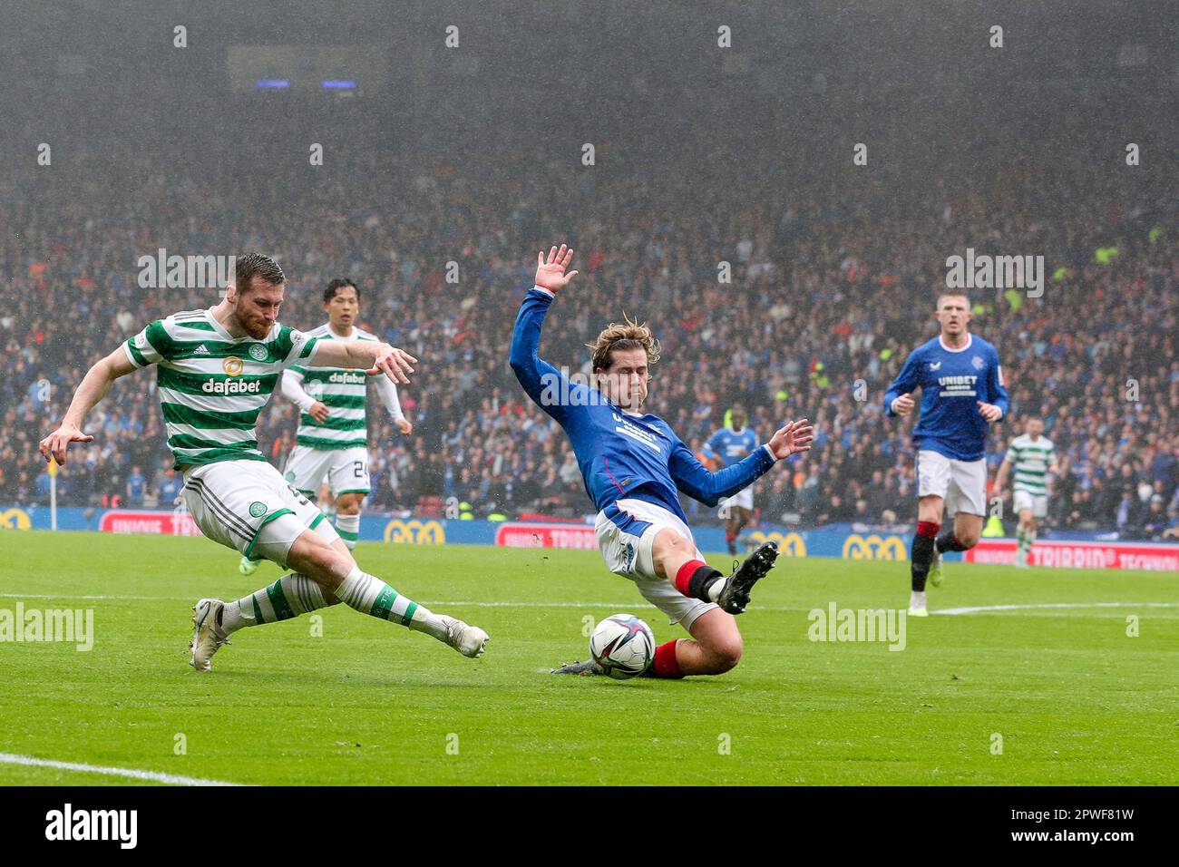 Glasgow, UK. 30th Apr, 2023. The second scottish cup semi-final took ...