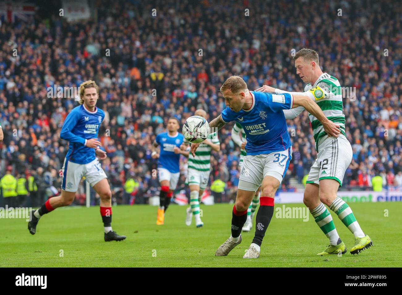 Glasgow, UK. 30th Apr, 2023. The second scottish cup semi-final took ...