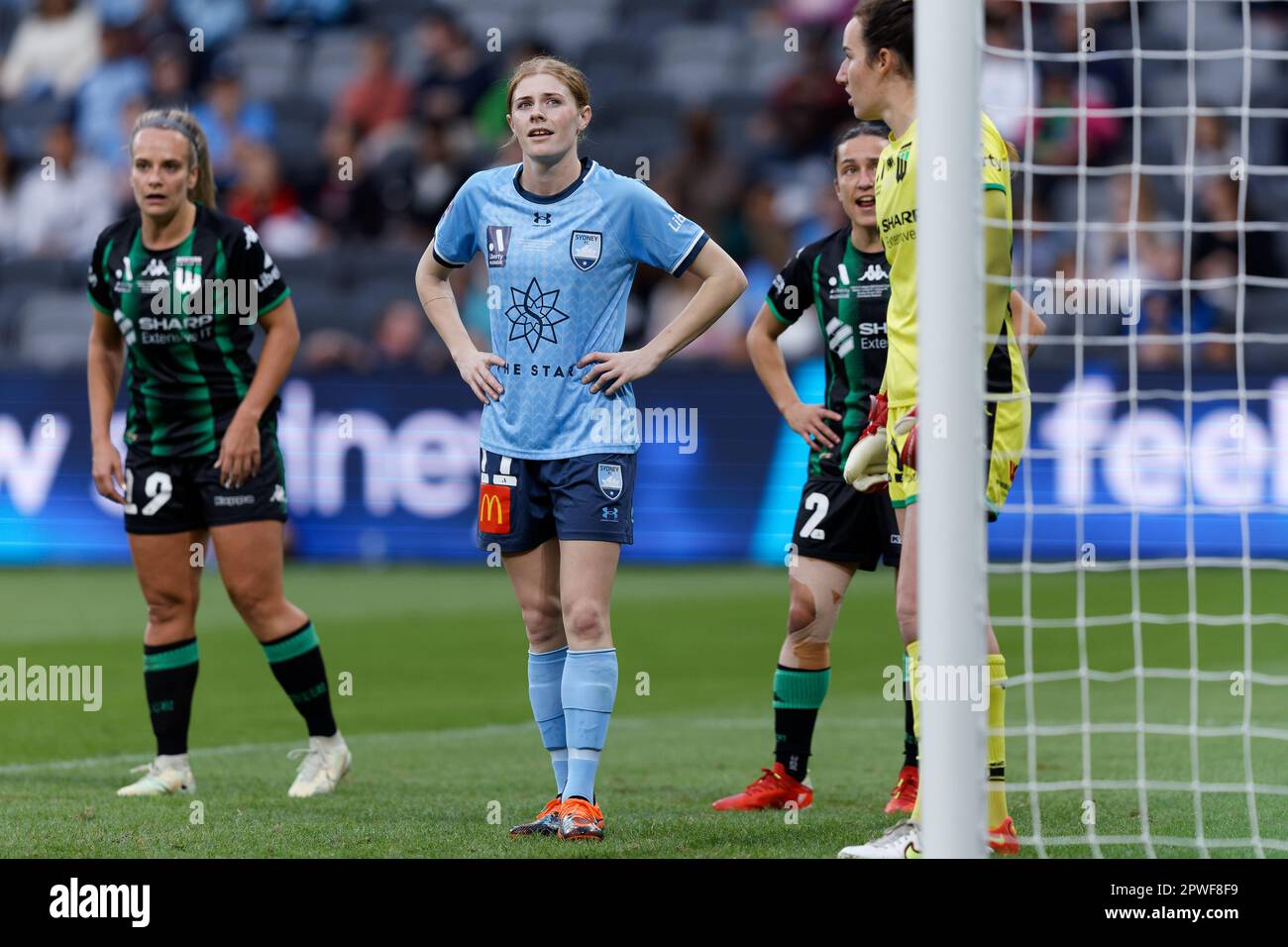Sydney, Australia. 30th Apr, 2023. Cortnee Vine of Sydney FC looks on ...