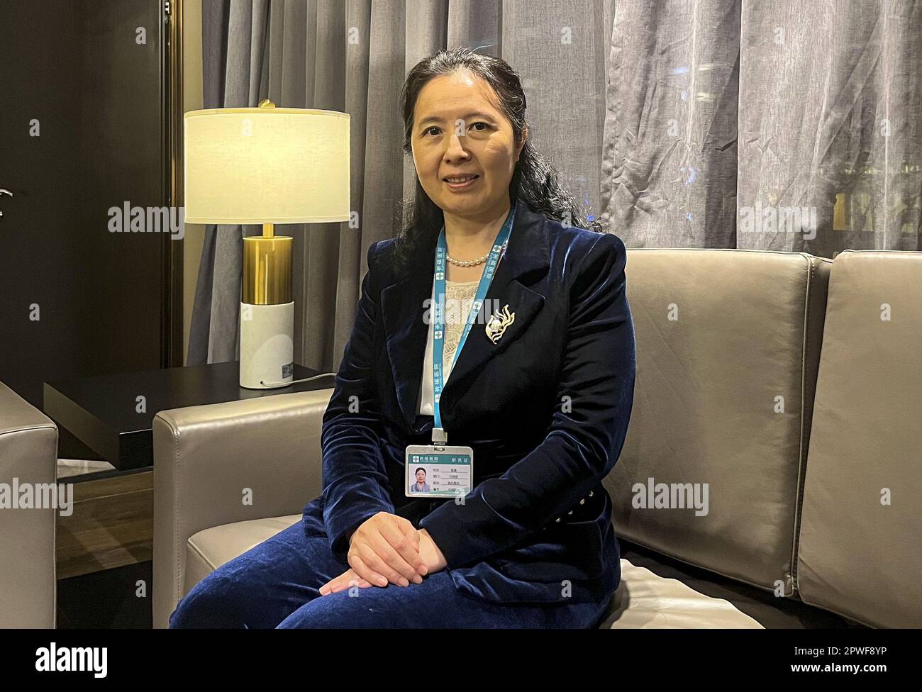 Dr Zhang Tao, superintendent of Clifford Hospital expressed wishes for ...