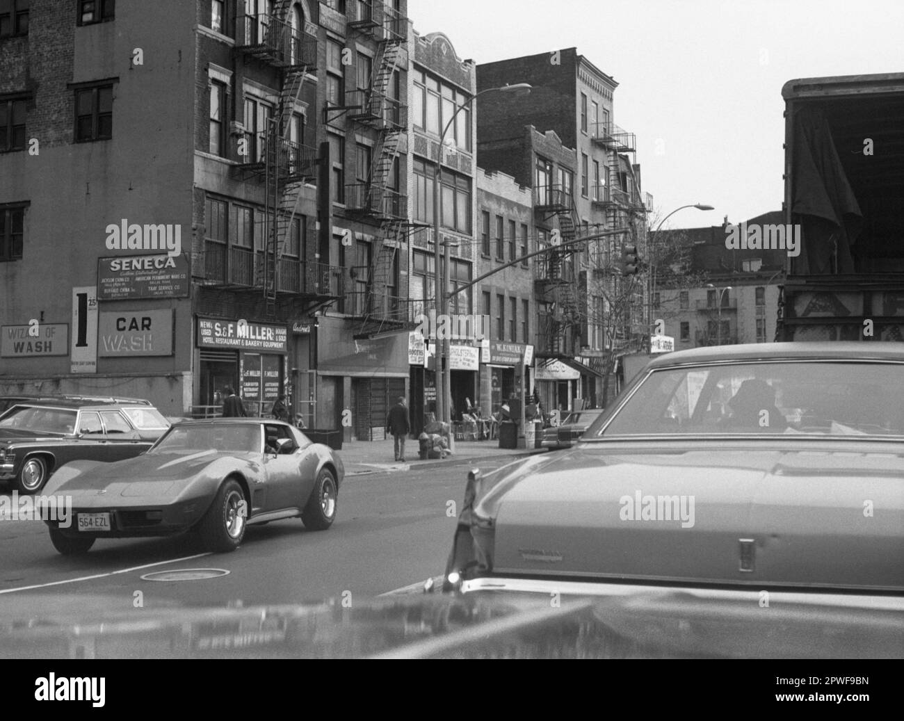 Street scene, New York, USA, 1977 Stock Photo - Alamy