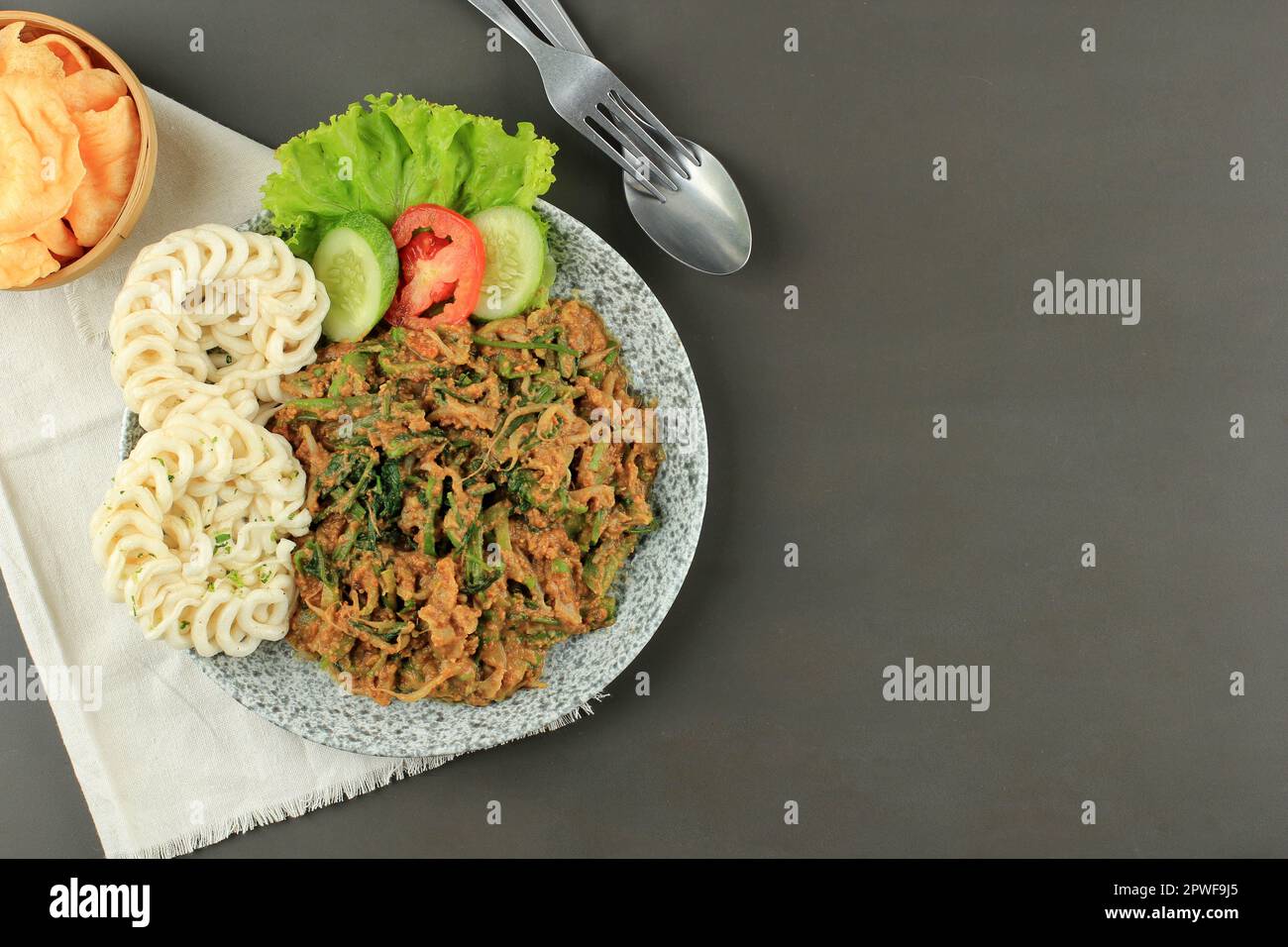 Lotek, Sundanese Vegetable Salad with Spicy Peanut Dressing, Popular ...