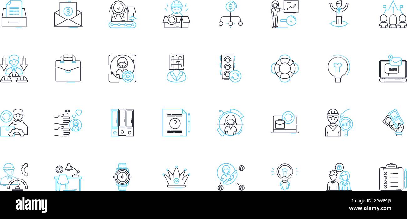 Information tracking linear icons set. Monitoring, Surveillance ... Information tracking linear icons set. Monitoring, Surveillance ...