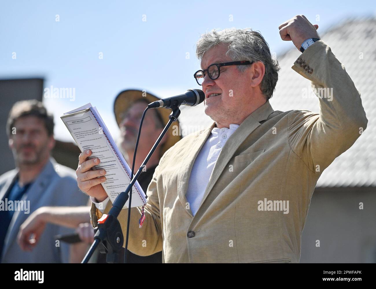 Lipnice Nad Sazavou, Czech Republic. 30th Apr, 2023. Actor Miroslav ...