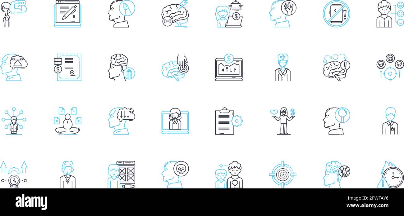 Time efficiency linear icons set. Streamlined, Productive, Expedient ... Time efficiency linear icons set. Streamlined, Productive, Expedient ...