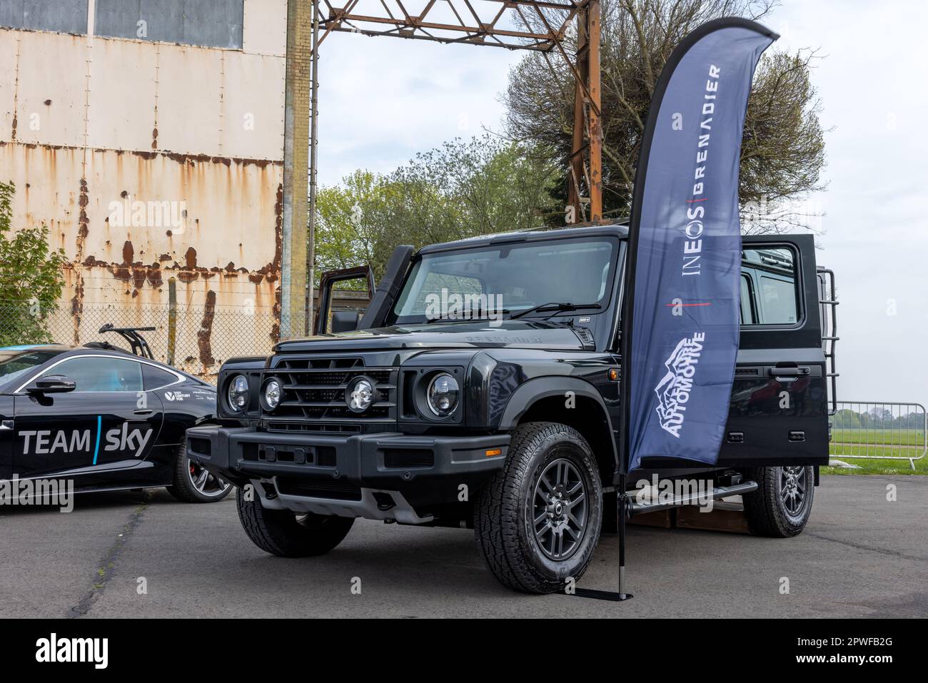 Ineos Grenadier, on display at the Vintage Velos Scramble held at the ...