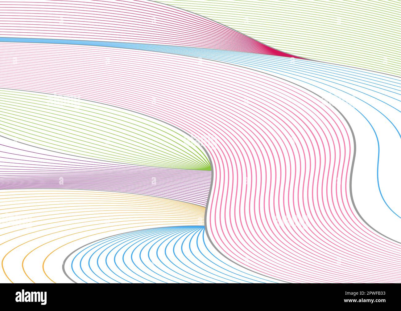 Linear pattern. Template for creative design, wallpaper, decorations ...