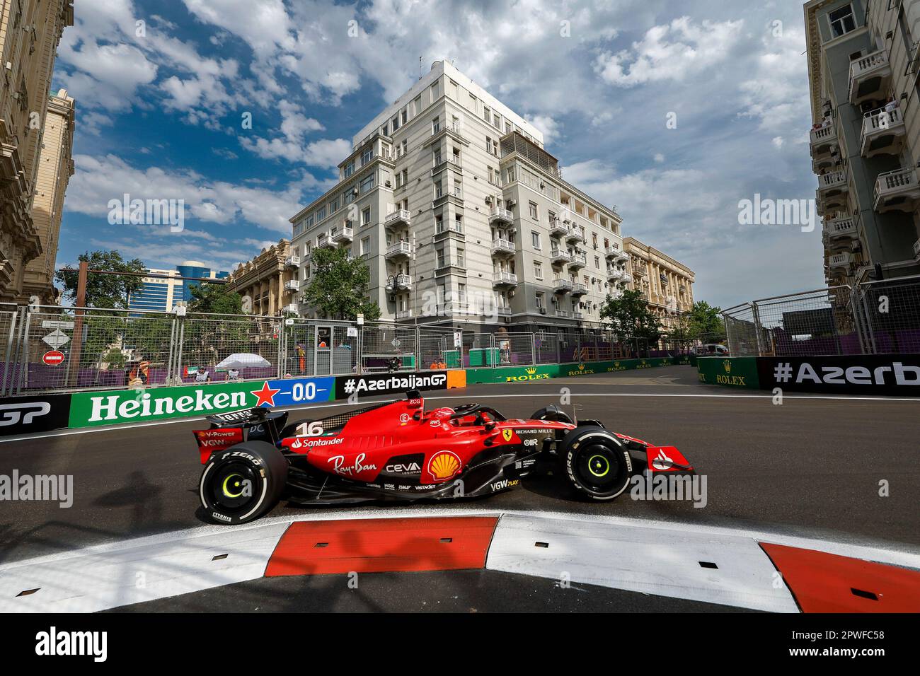 Baku, Azerbaijan. 30th Apr, 2023. #16 Charles Leclerc (MCO, Scuderia Ferrari), F1 Grand Prix of ...
