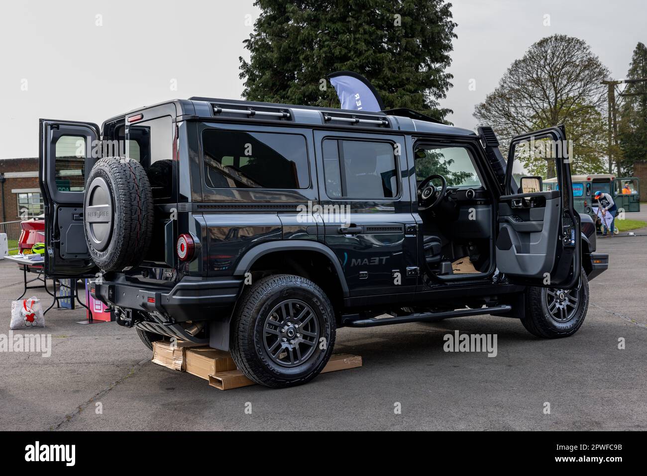 Ineos Grenadier, on display at the Vintage Velos Scramble held at the ...