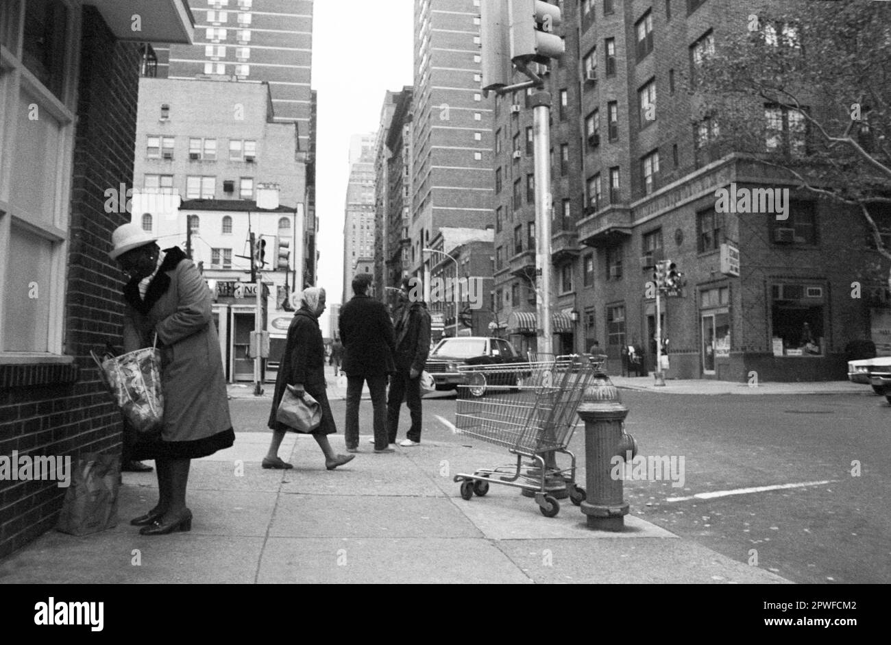 Street scene. Philadelphia, USA, 1976 Stock Photo - Alamy