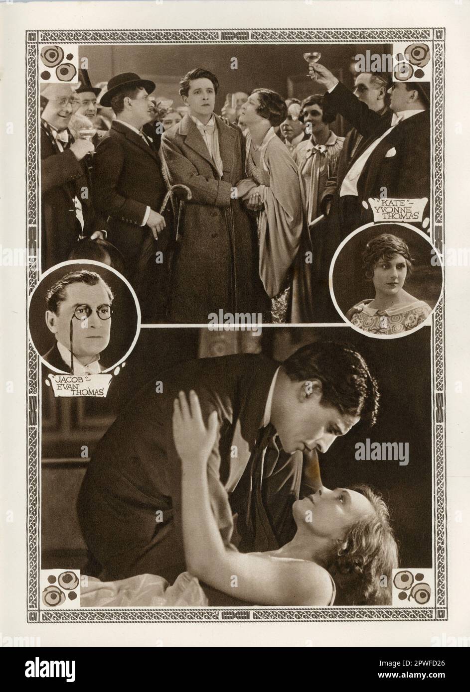 IVOR NOVELLO MABEL POULTON YVONNE THOMAS and EVAN THOMAS in THE ...