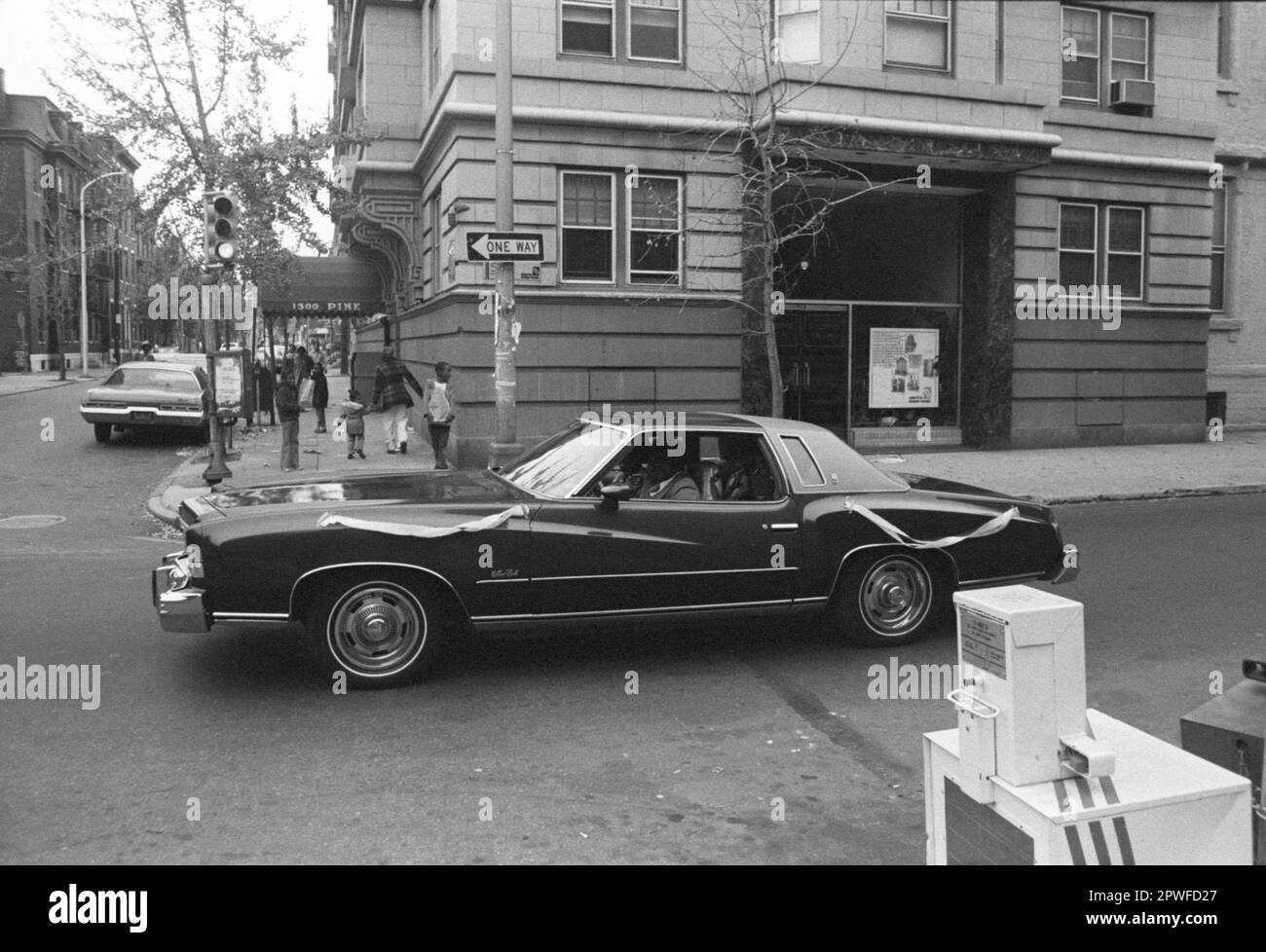 Street scene. Philadelphia, USA, 1976 Stock Photo - Alamy