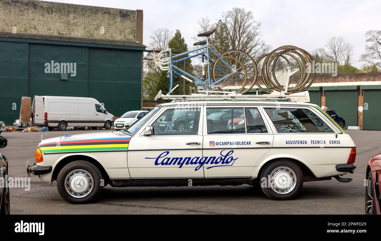 1984 Mercedes Giro d’Italia Campagnolo service car on display at the ...
