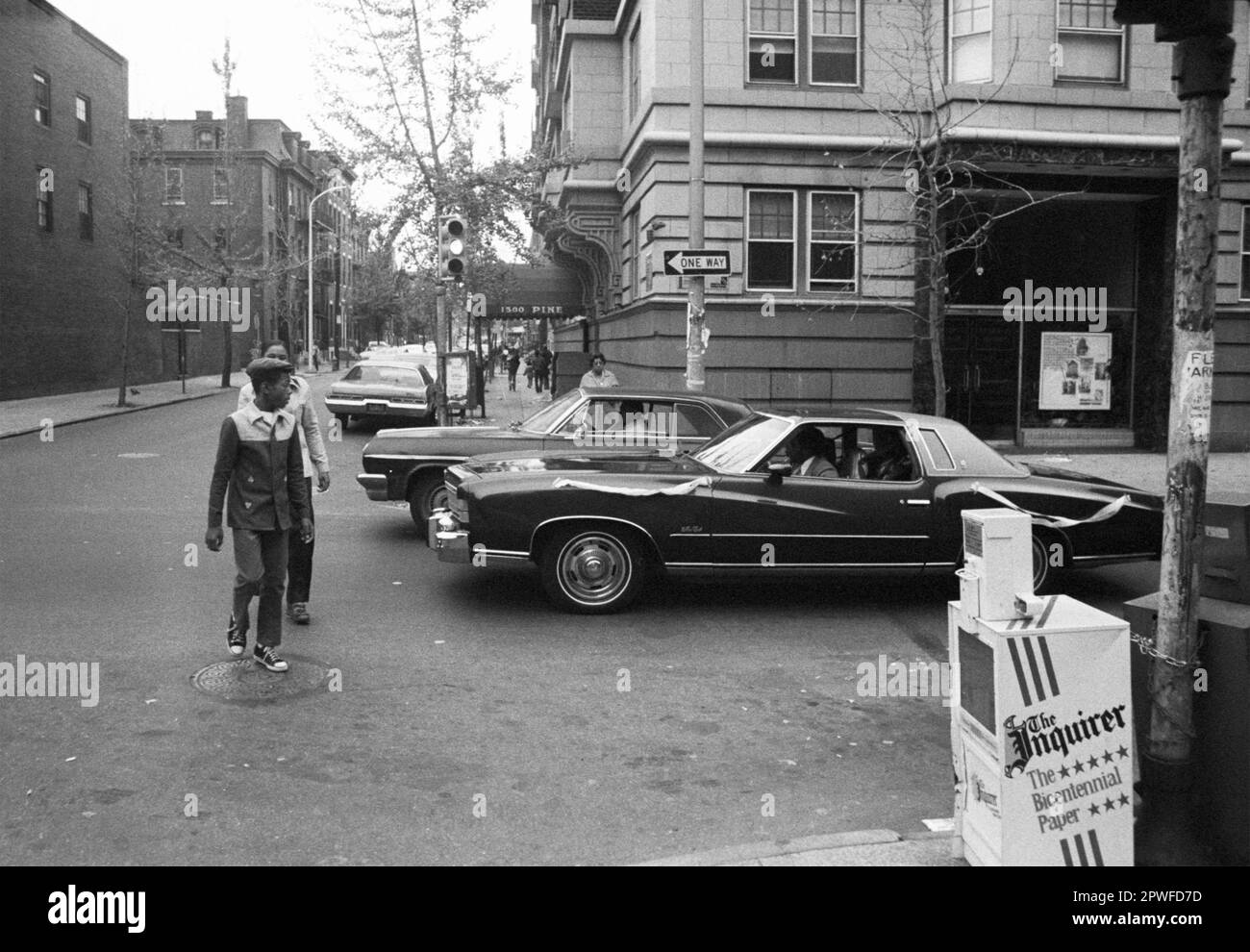 Street scene. Philadelphia, USA, 1976 Stock Photo - Alamy