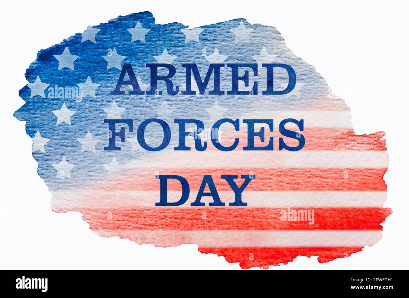 Armed Forces Day. Beautiful greeting card. Closeup, top view. National ...