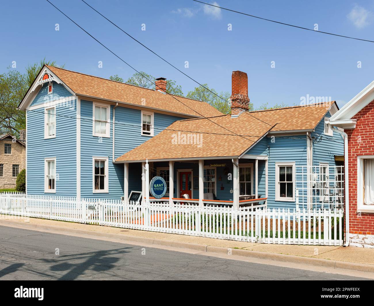 19th century house Stock Photo - Alamy